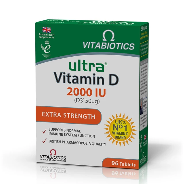 VITABIOTICS - Ultra Vitamin D 2000 IU D3 50μg | 96tabs | Sikalias.gr